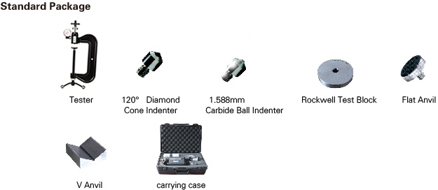 ASTM E18 Clamp Rockwell Portable Hardness Tester With Open Size 200 X 100mm