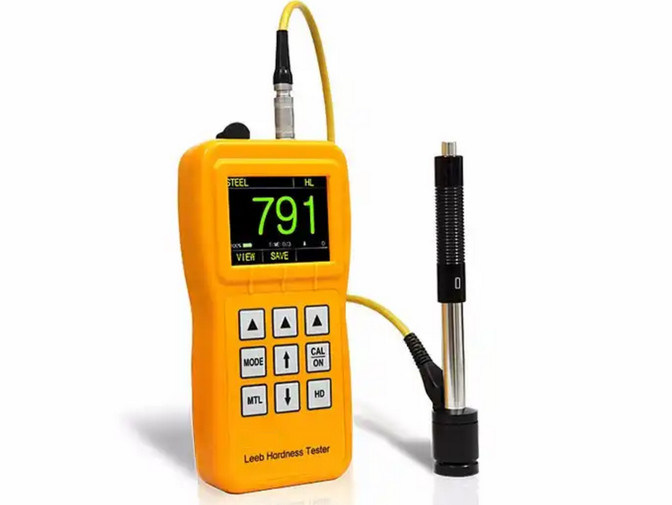 Mass Storage Portable Hardness Tester , Leeb Tester With Curved Display ...