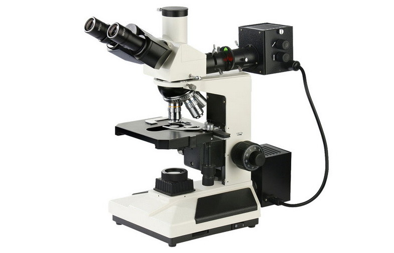 Long Working Distance Transmitted And Reflected Light Microscope 5X 10X ...
