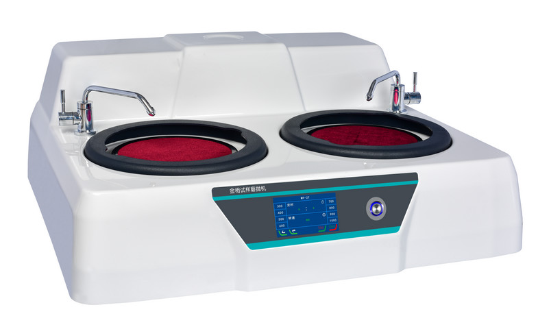 Dual disc Separated control touch screen metallographic sample grinding ...
